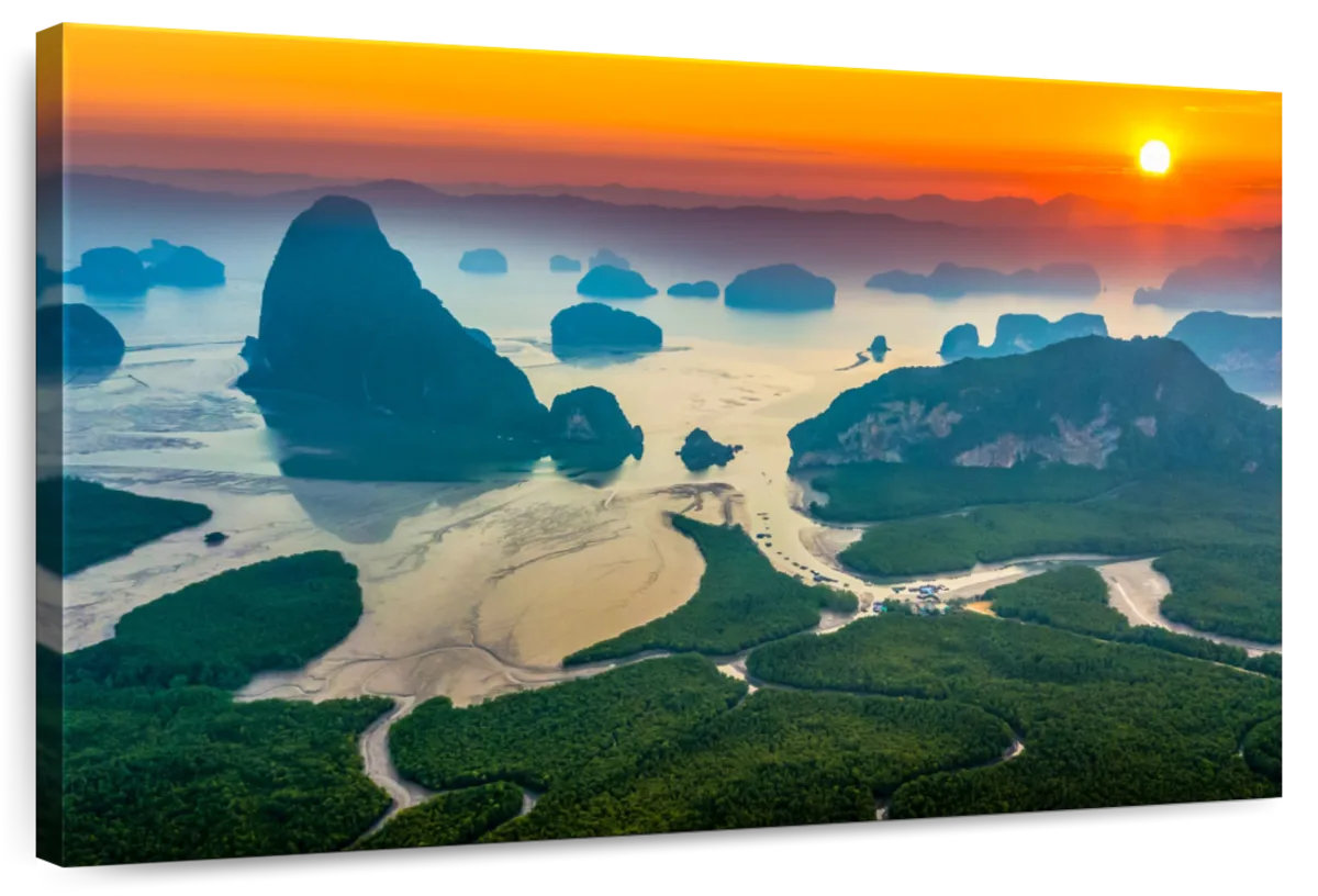 Ebern Designs Kavia Phang Nga Bay Sunrise | Wayfair