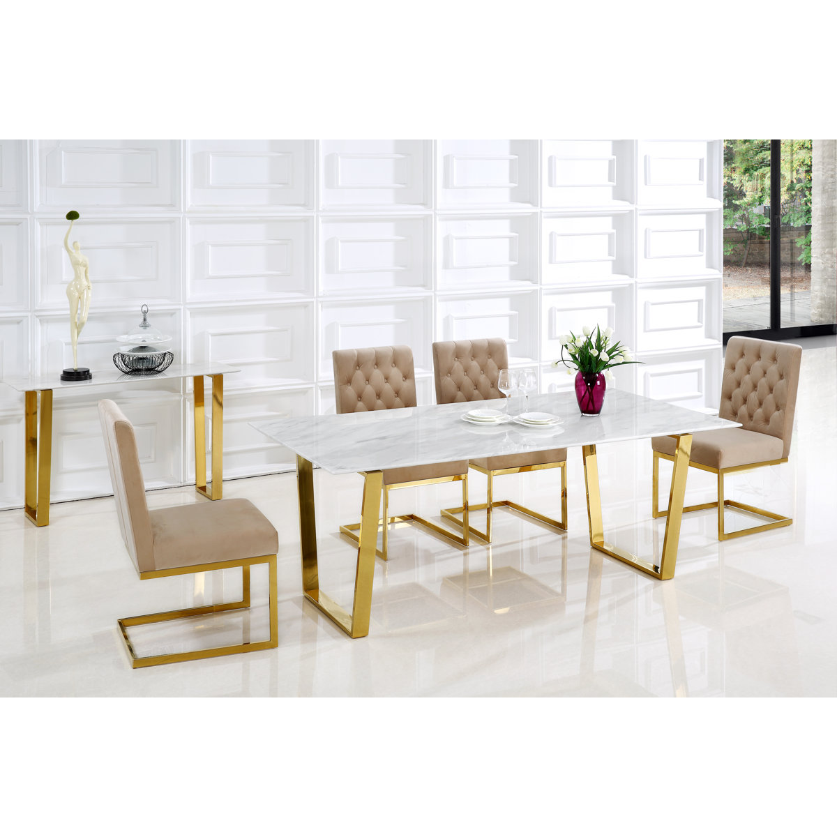 Willa Arlo™ Interiors Pate 78" Dining Table & Reviews | Wayfair