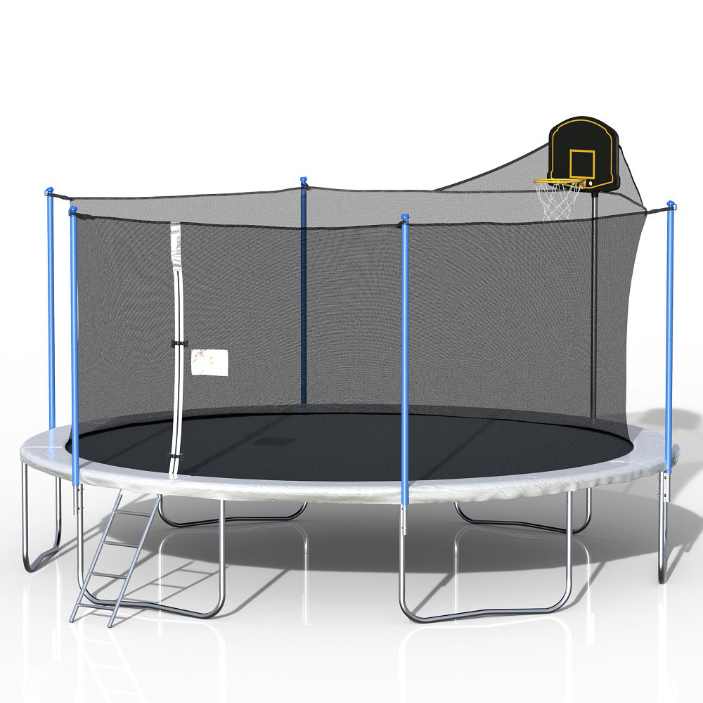 DYD 16 ft Round Backyard Trampoline with Safety Enclosure | Wayfair