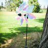 In The Breeze Striped Iridescent Pinwheel Spinner | Wayfair
