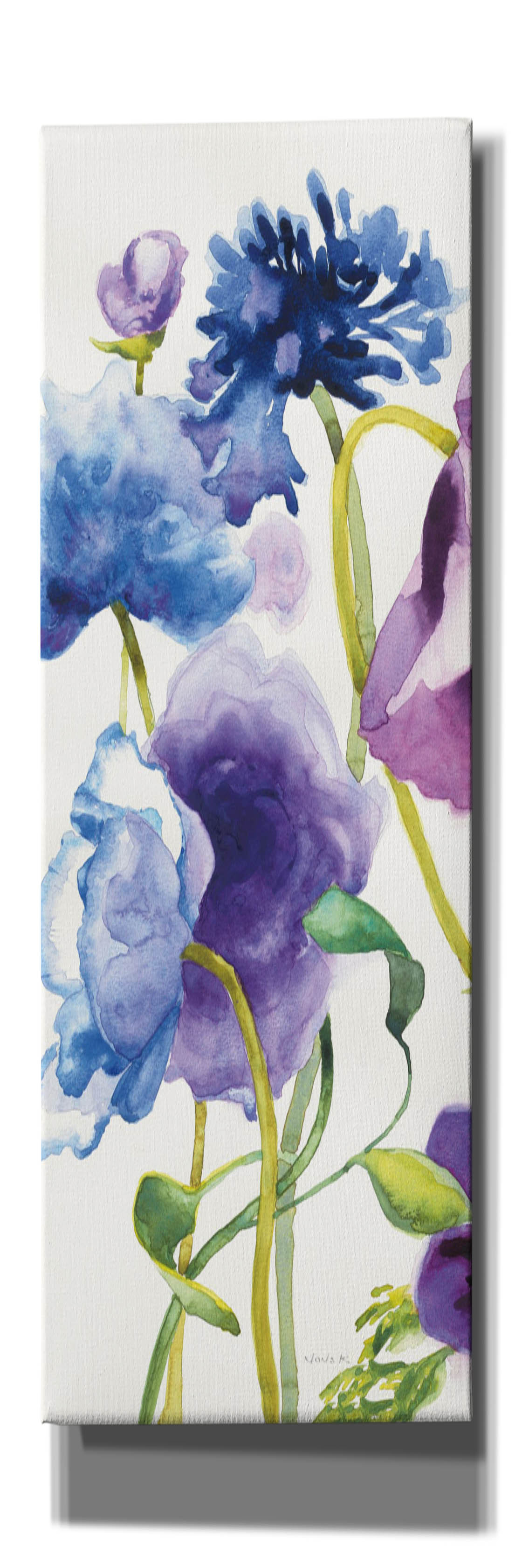 Winston Porter 'Blue And Purple Mixed Garden 1 Panel 1' by Shirley ...