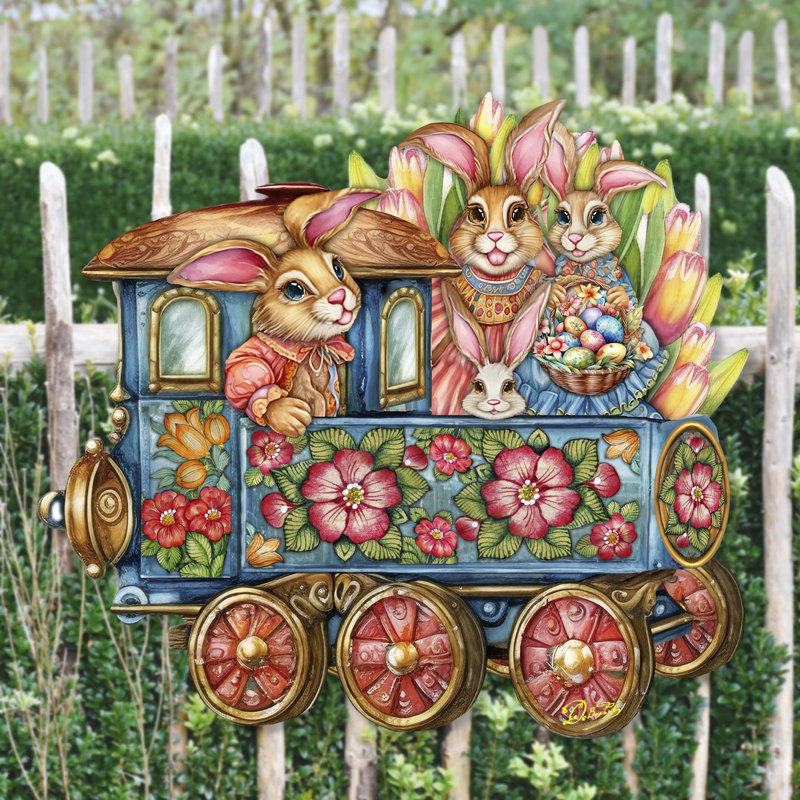 Designocracy Easter Bunny Train | Wayfair