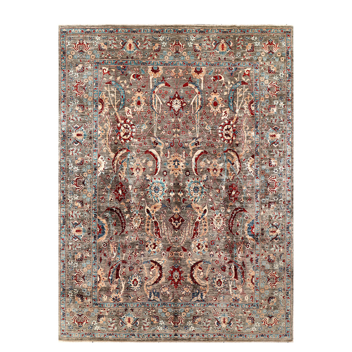 Bokara Rug Co., Inc. One-of-a-Kind 8'10" X 11'10" Wool Area Rug in ...