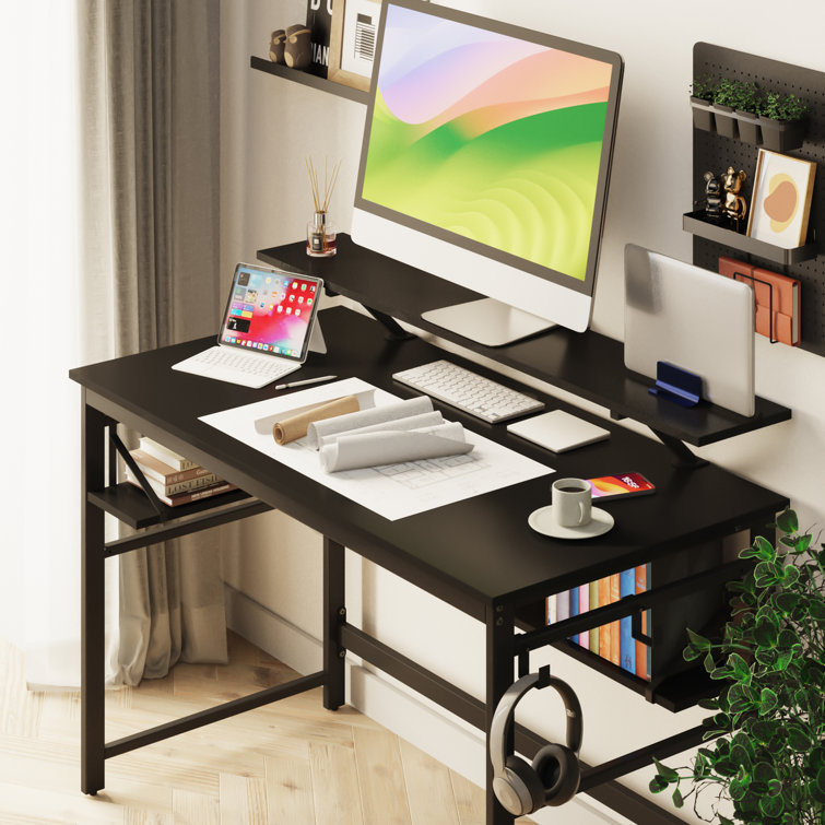 Borough Wharf Konigstein 120cm W Rectangle Computer Desk & Reviews ...