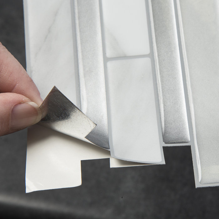 TackTile Tack Tile Peel & Stick Vinyl Backsplash & Reviews - Wayfair Canada