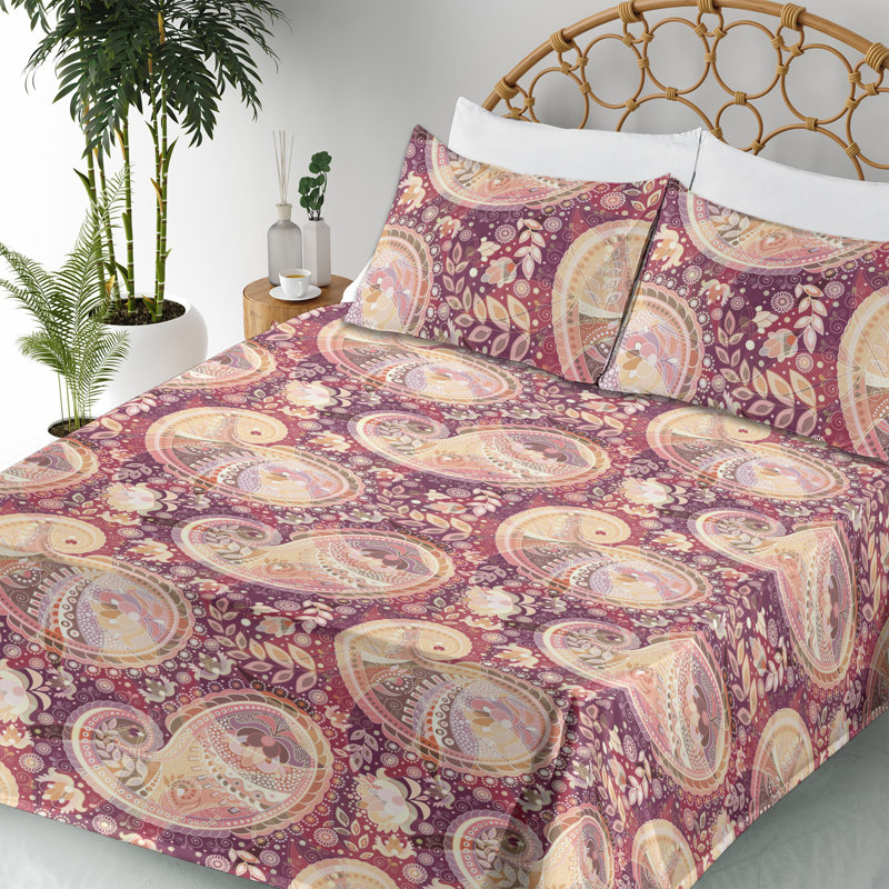 raspberry bed sheets