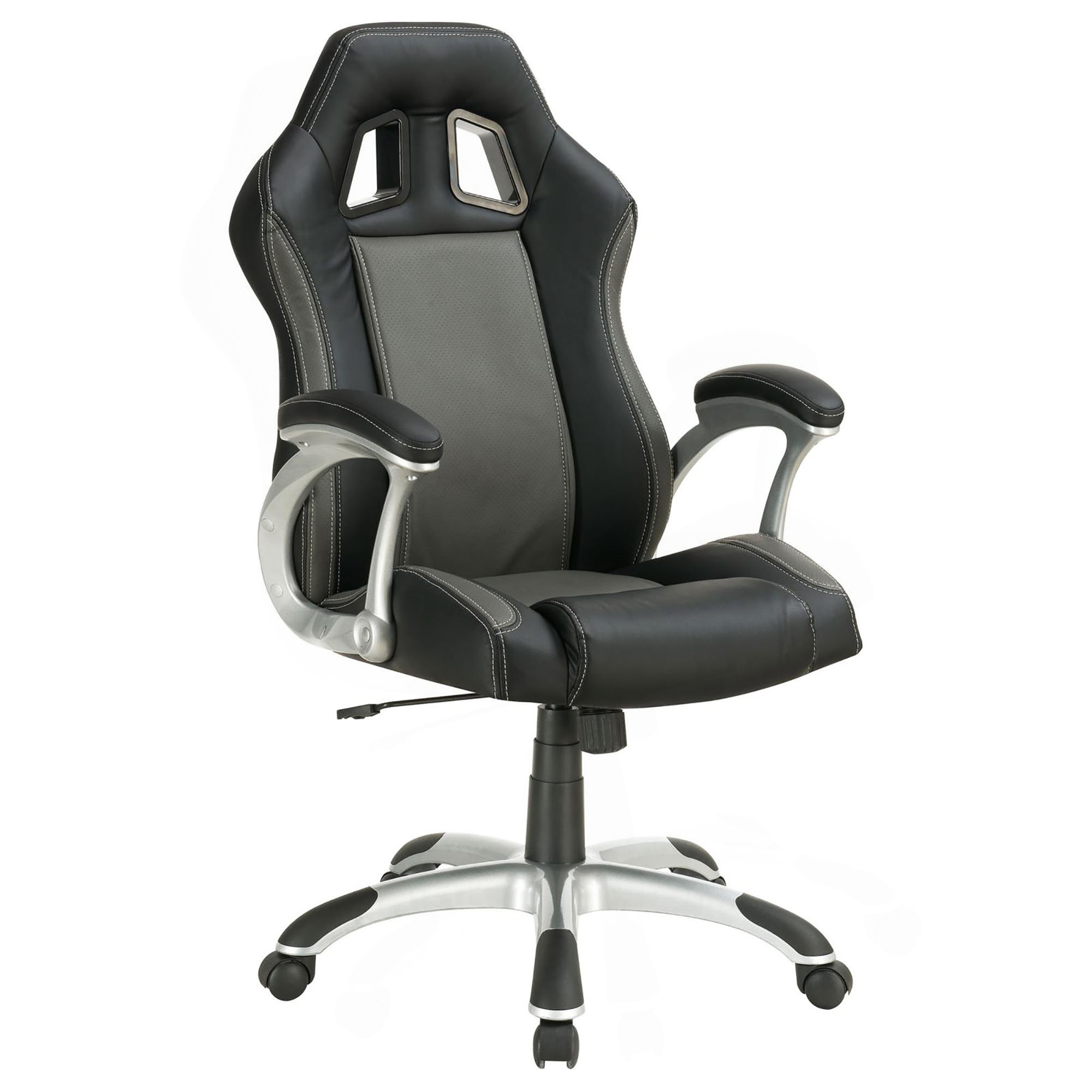 Inbox Zero Stylish Swivel Office Chair With Ergonomic Design And Smooth ...