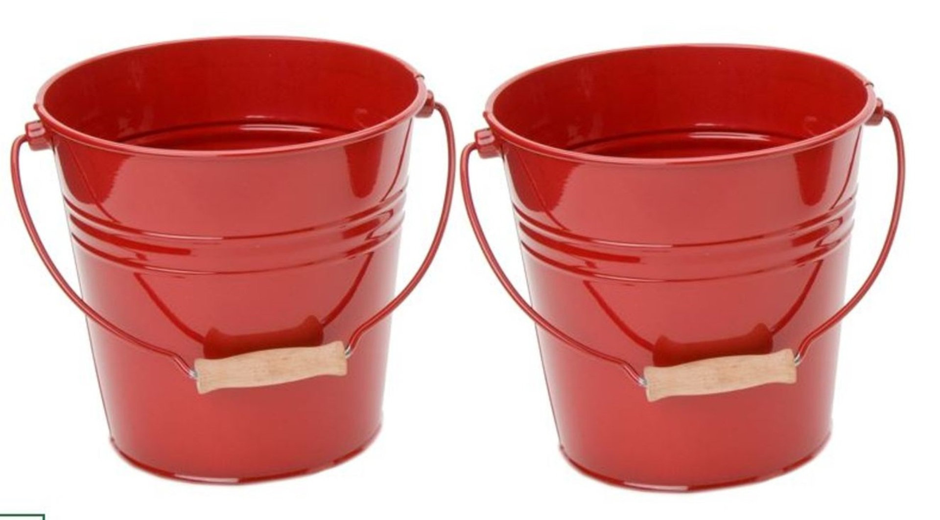 Gracie Oaks Fun Metal Bucket Set | Wayfair