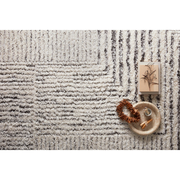 The Twillery Co.® Lindell Ivory/Gray Area Rug & Reviews | Wayfair