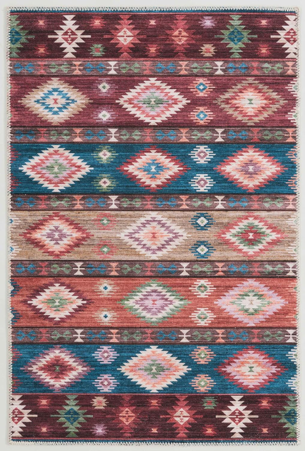 Dakota Fields Moroccan Entry Rug, 2'×3' Washable Western Door Mat, Non ...
