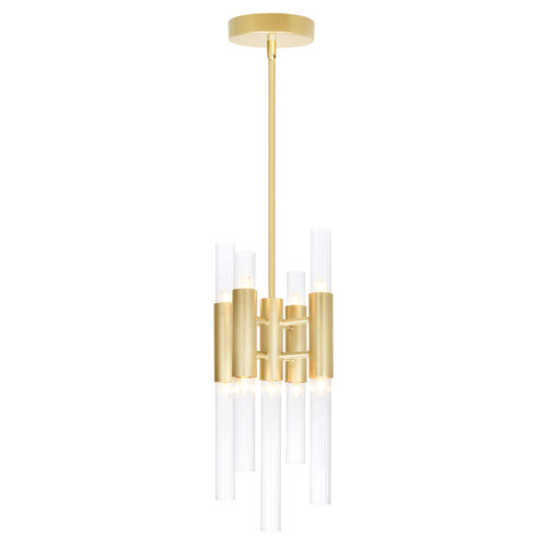 Gold Unique / Statement Pendant Lighting You'll Love | Wayfair