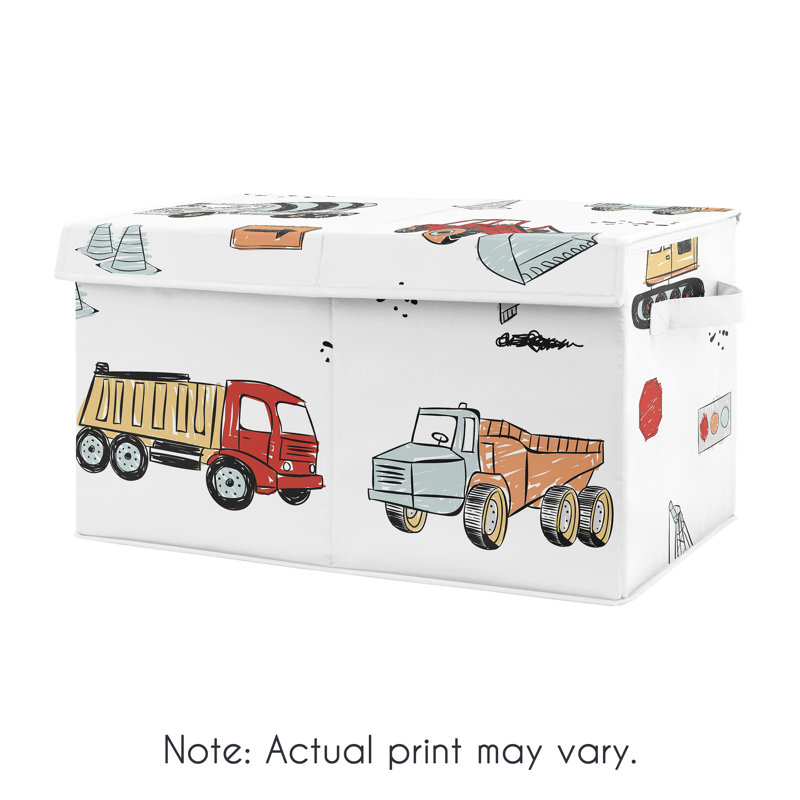 Sweet Jojo Designs Construction Truck Toy Box & Reviews | Wayfair