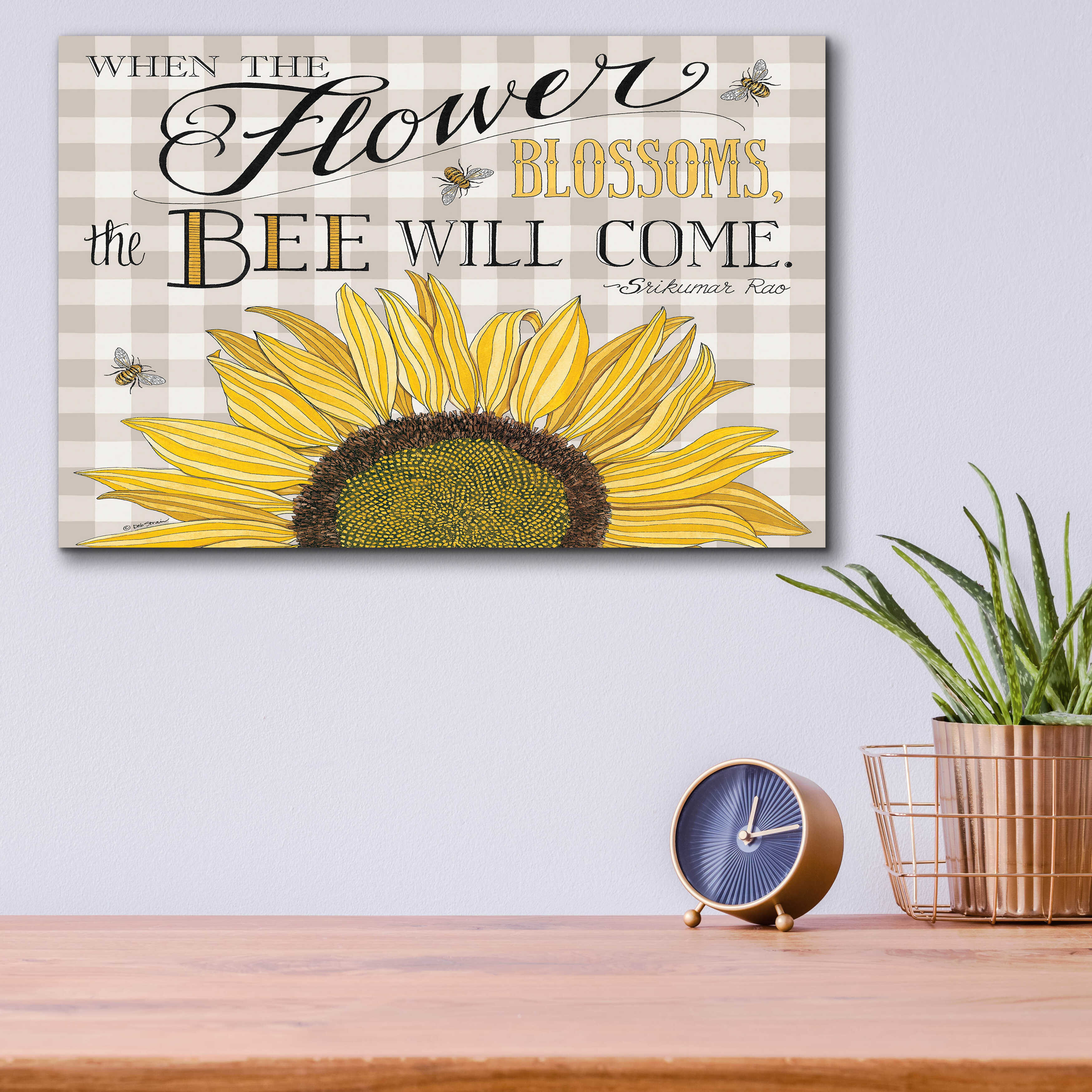 Trinx When The Flower Blossoms by Deb Strain - Unframed Print - Wayfair ...