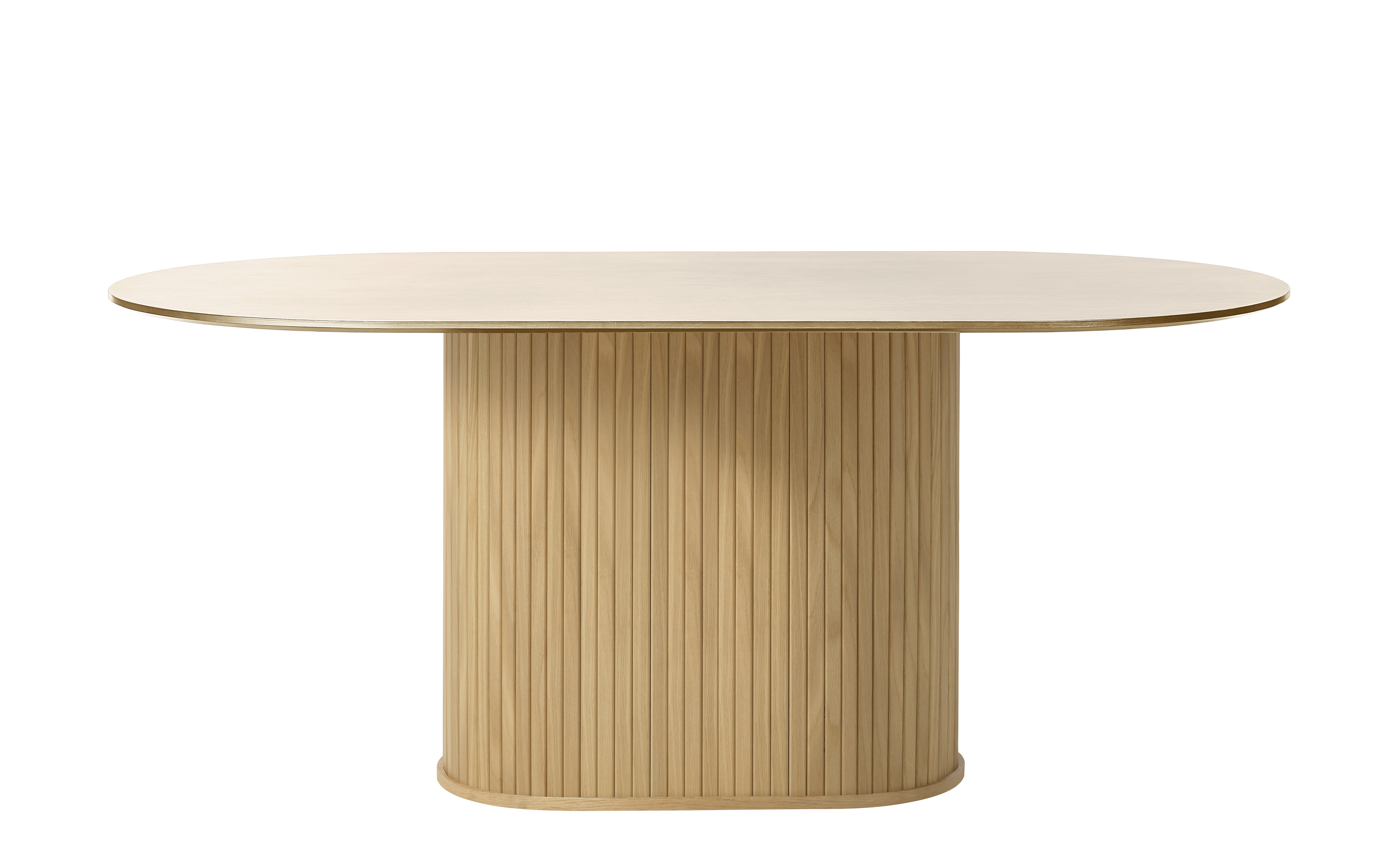 AllModern Iris 71" Pedestal Dining Table & Reviews | Wayfair