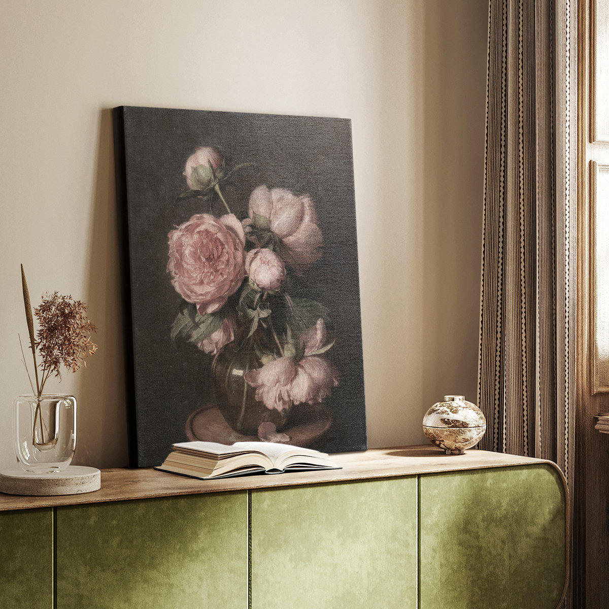 Lark Manor™ Vintage Floral Print CXXI -Gallery Wrapped Cavas | Wayfair