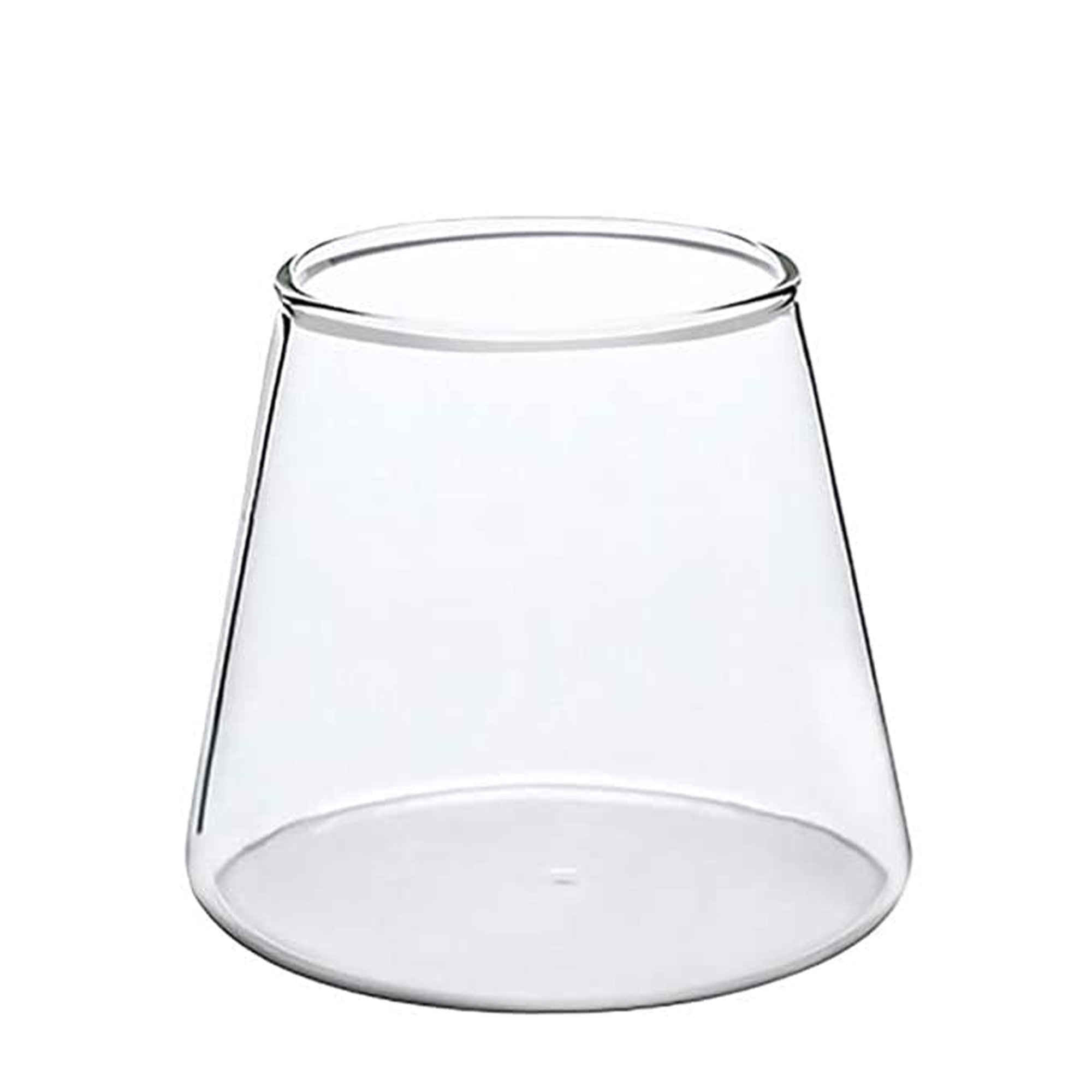 Wrought Studio™ Glass Transparent Water Glass Cone-Shape Cocktail ...