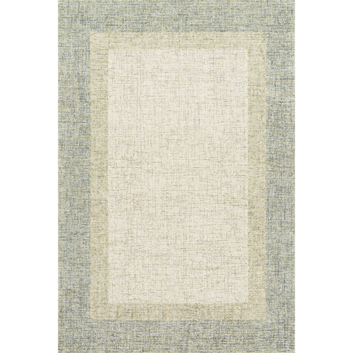 Winston Porter Rosalin Handmade Tufted Olive Rug & Reviews | Wayfair