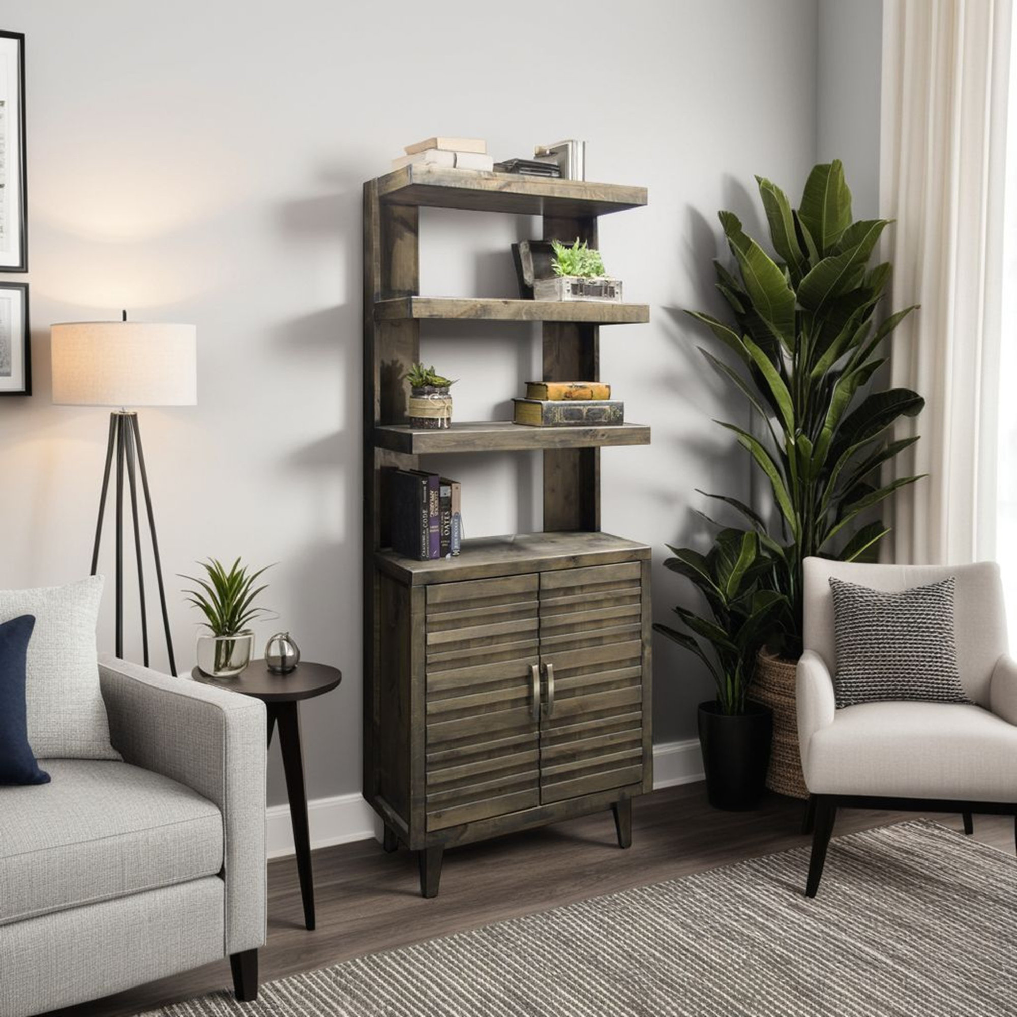 Hokku Designs Bookcase, No Assembly Required | Wayfair