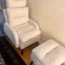 George Oliver Jonilda Upholstered Accent Chair and Ottoman with ...