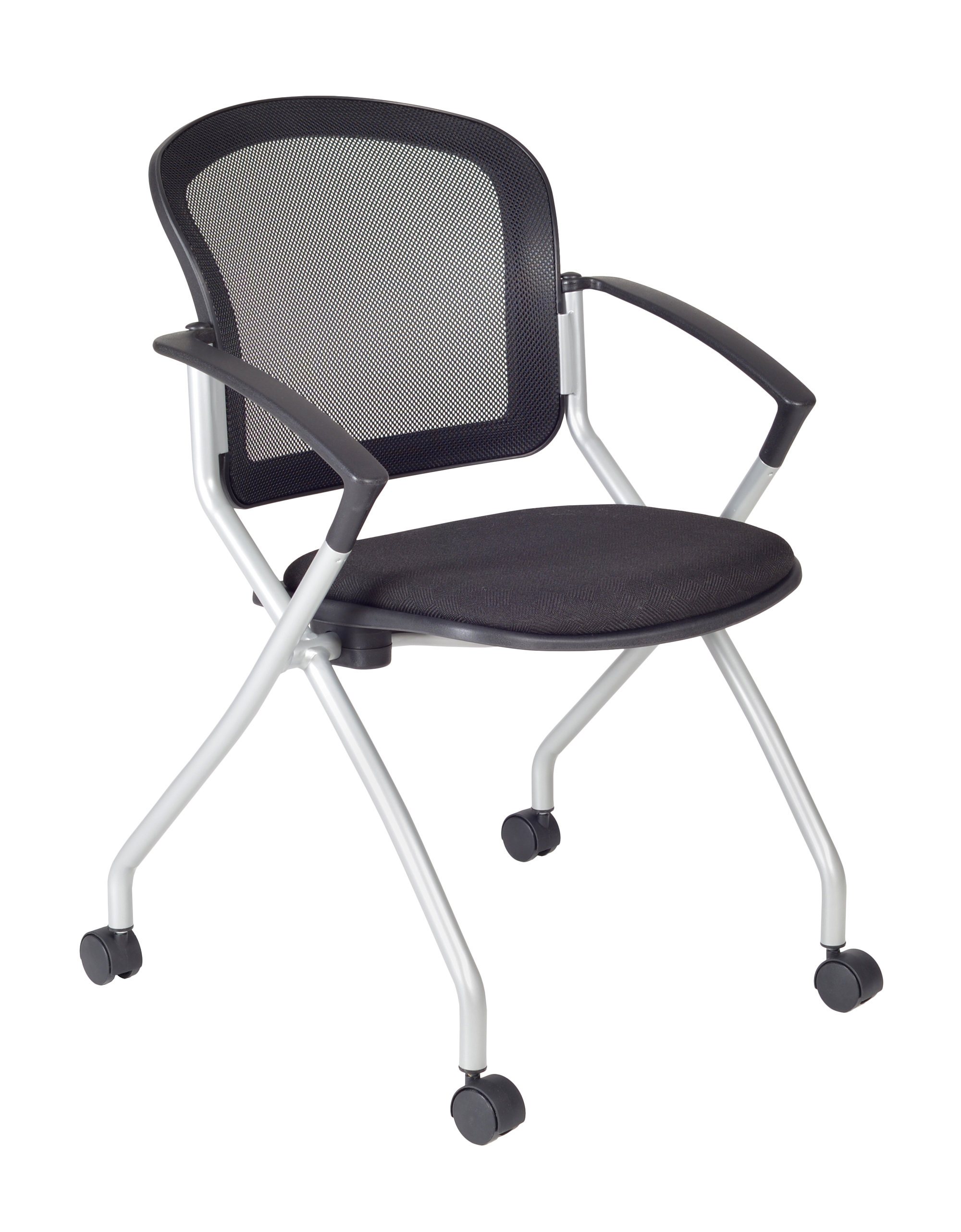 Regency Cadence Flexible High Back with Padded Fabric Seat Nesting ...
