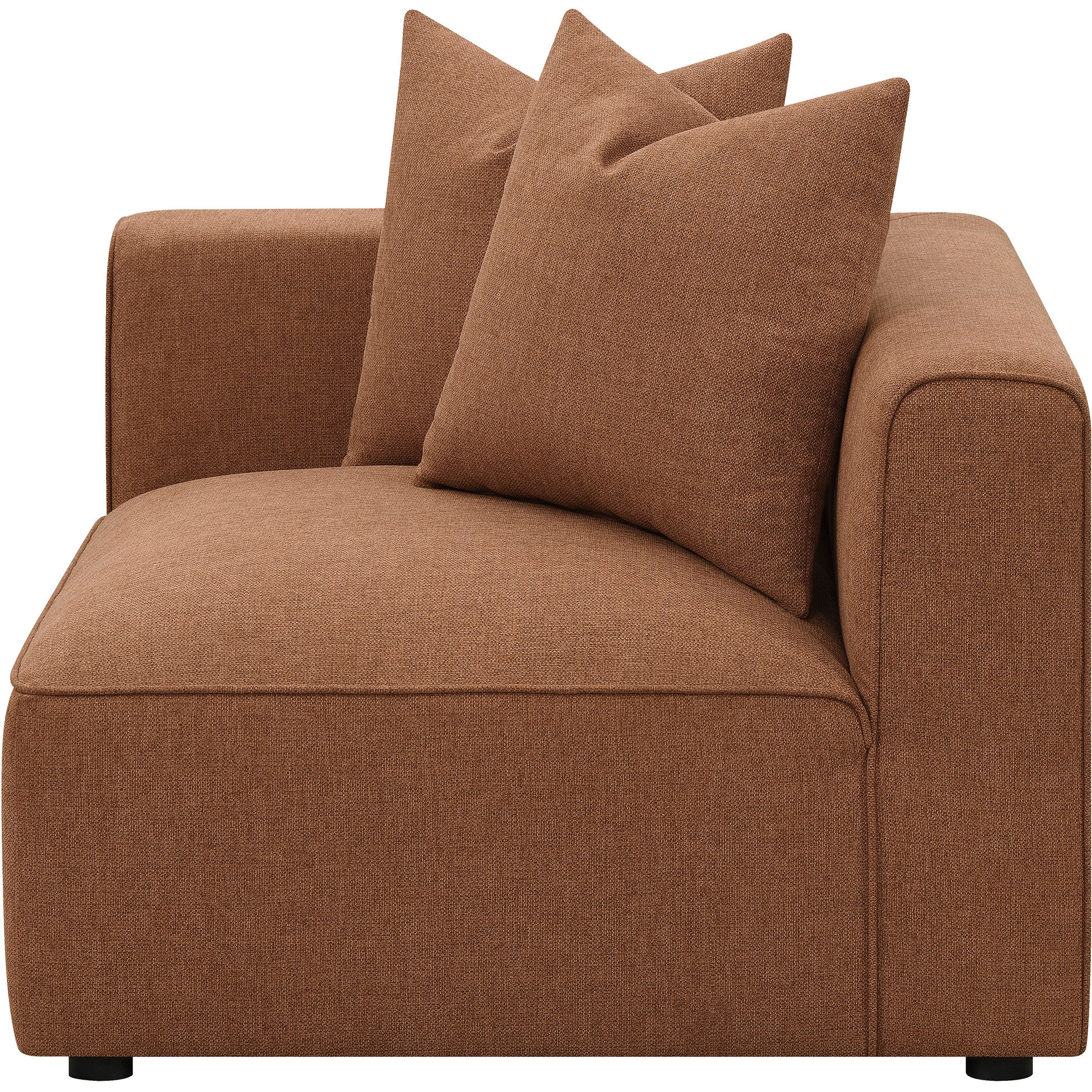 CaneCreations Modern Modular Corner Unit With Accent Pillows, 27.5in ...