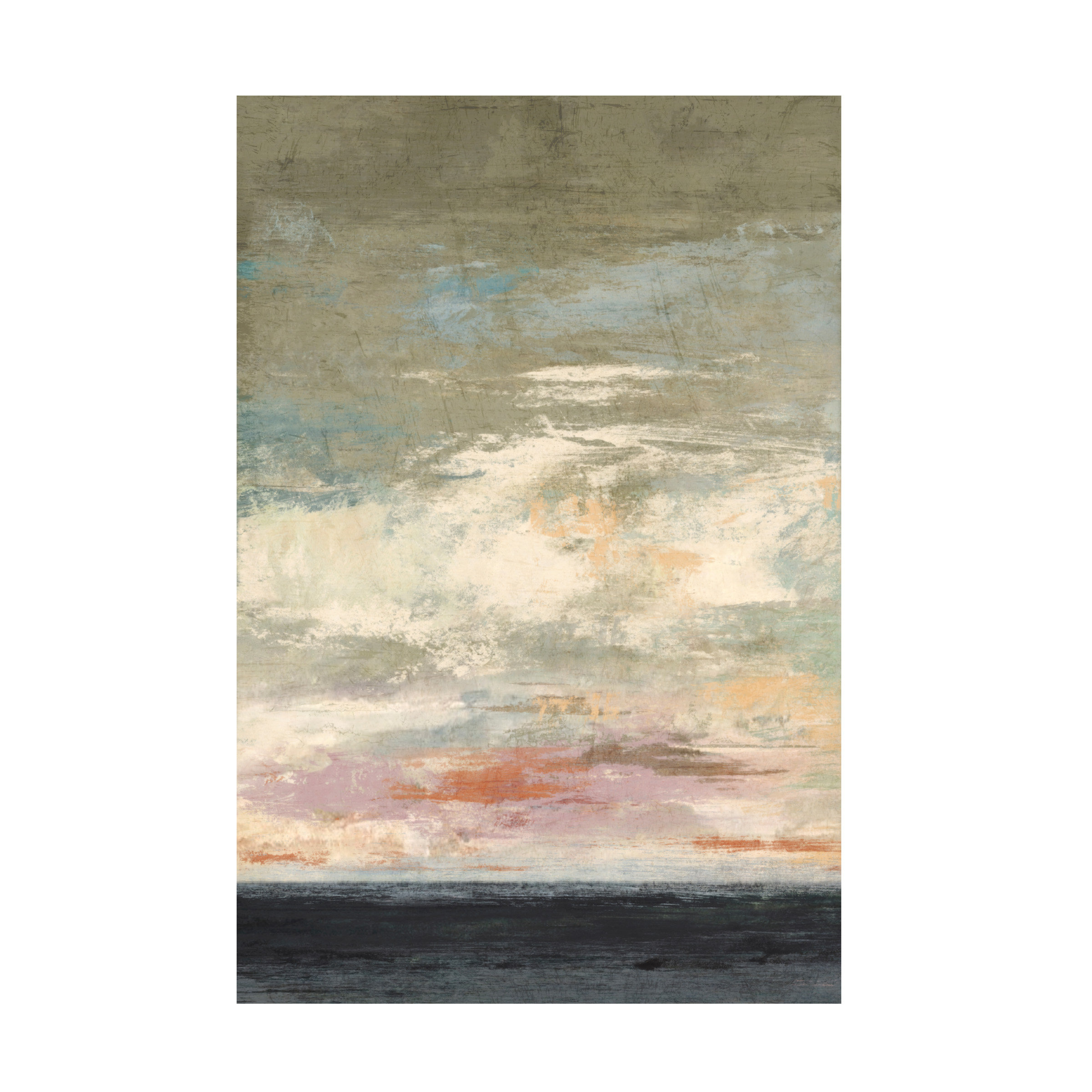 Wrought Studio™ Quiet Tide - Unframed Painting on Canvas | Wayfair