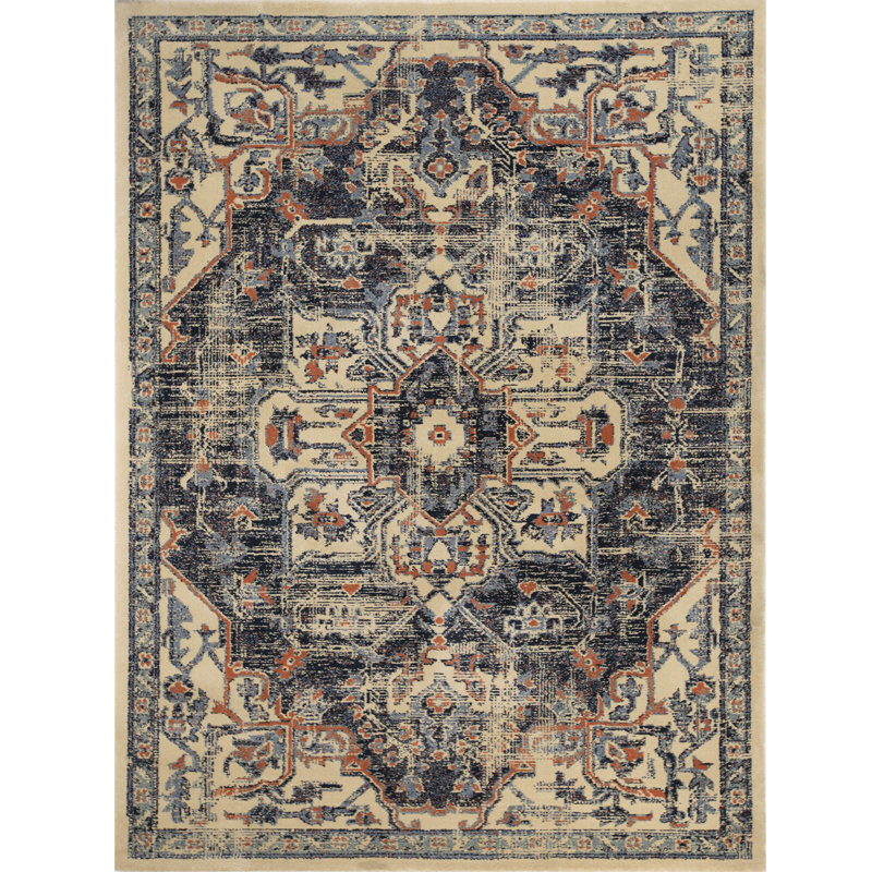 Charlton Home® Yazan Performance Yellow/Black Rug | Wayfair