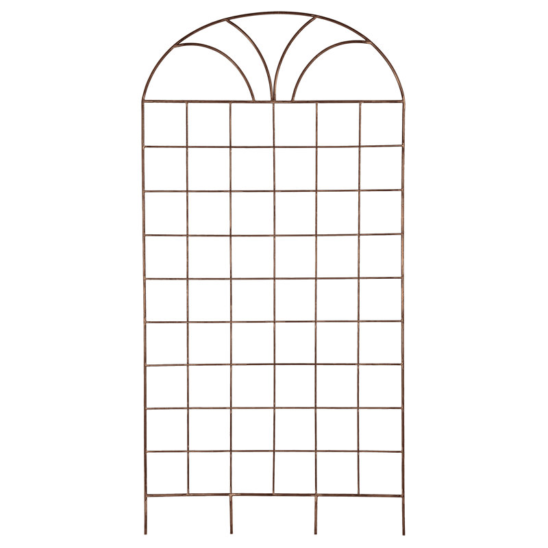 Wildon Home® Orrin 74" H x 42" W Steel Lattice Panel Trellis & Reviews ...