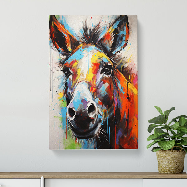 Brambly Cottage Donkey Abstract No.2 - No Frame Art Prints | Wayfair.co.uk
