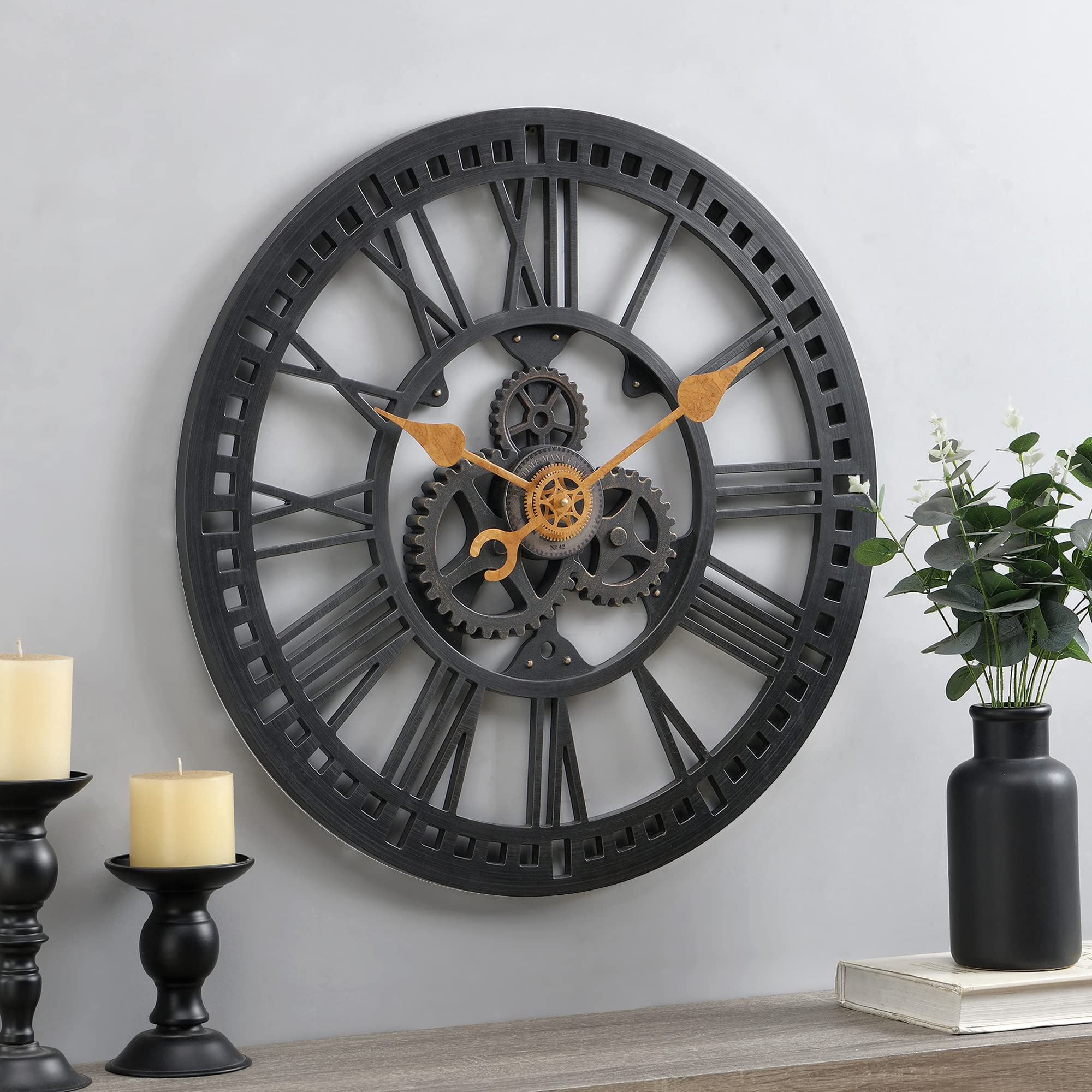 Williston Forge Oversized Belsize 24 " Wall Clock & Reviews | Wayfair