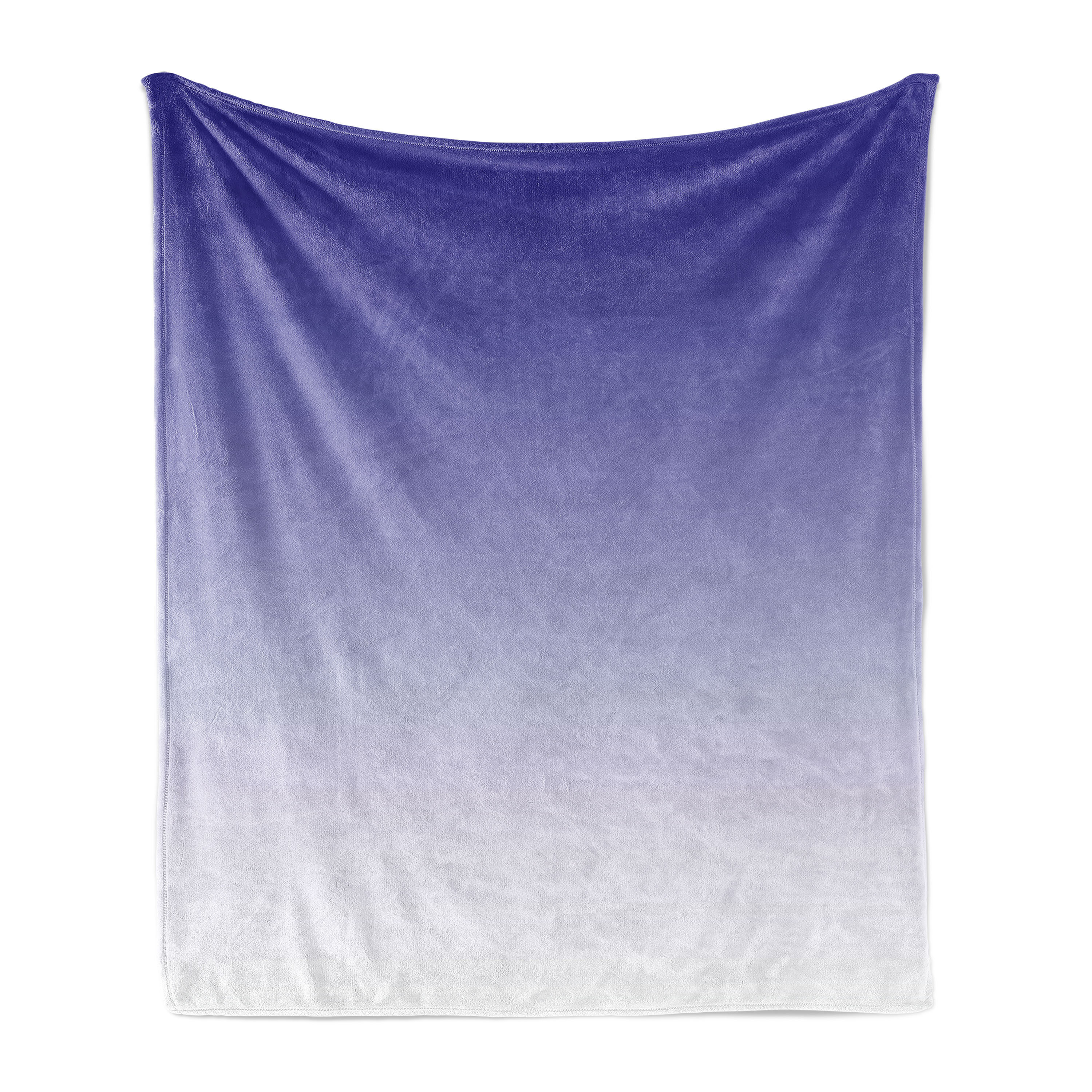 Ambesonne Ombre Fleece Throw Blanket Modern Twilight Design Indigo ...