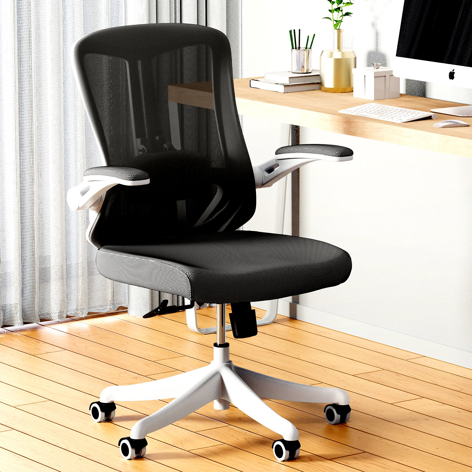 Latitude Run® Treve Maegan Home Ergonomic Office Chair With Lumbar ...