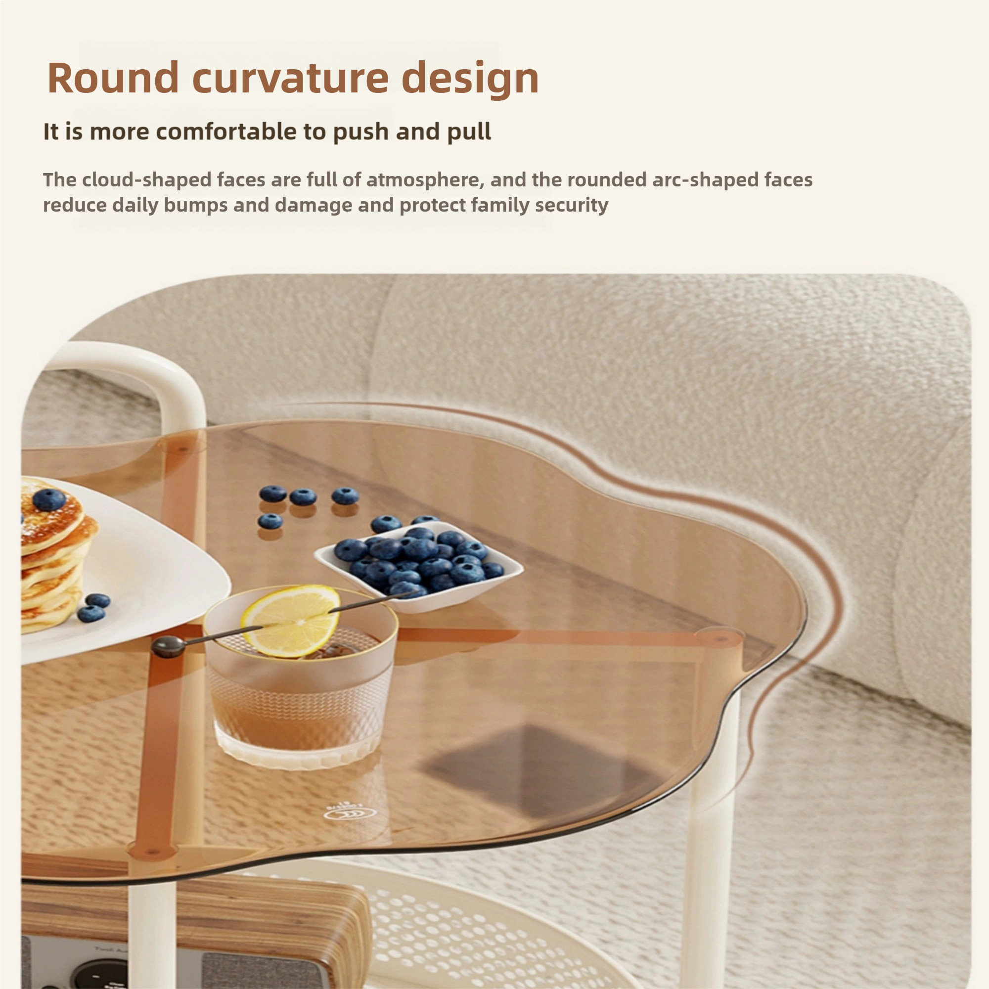 Ebern Designs Flower Shaped Glass Coffee Table | Wayfair