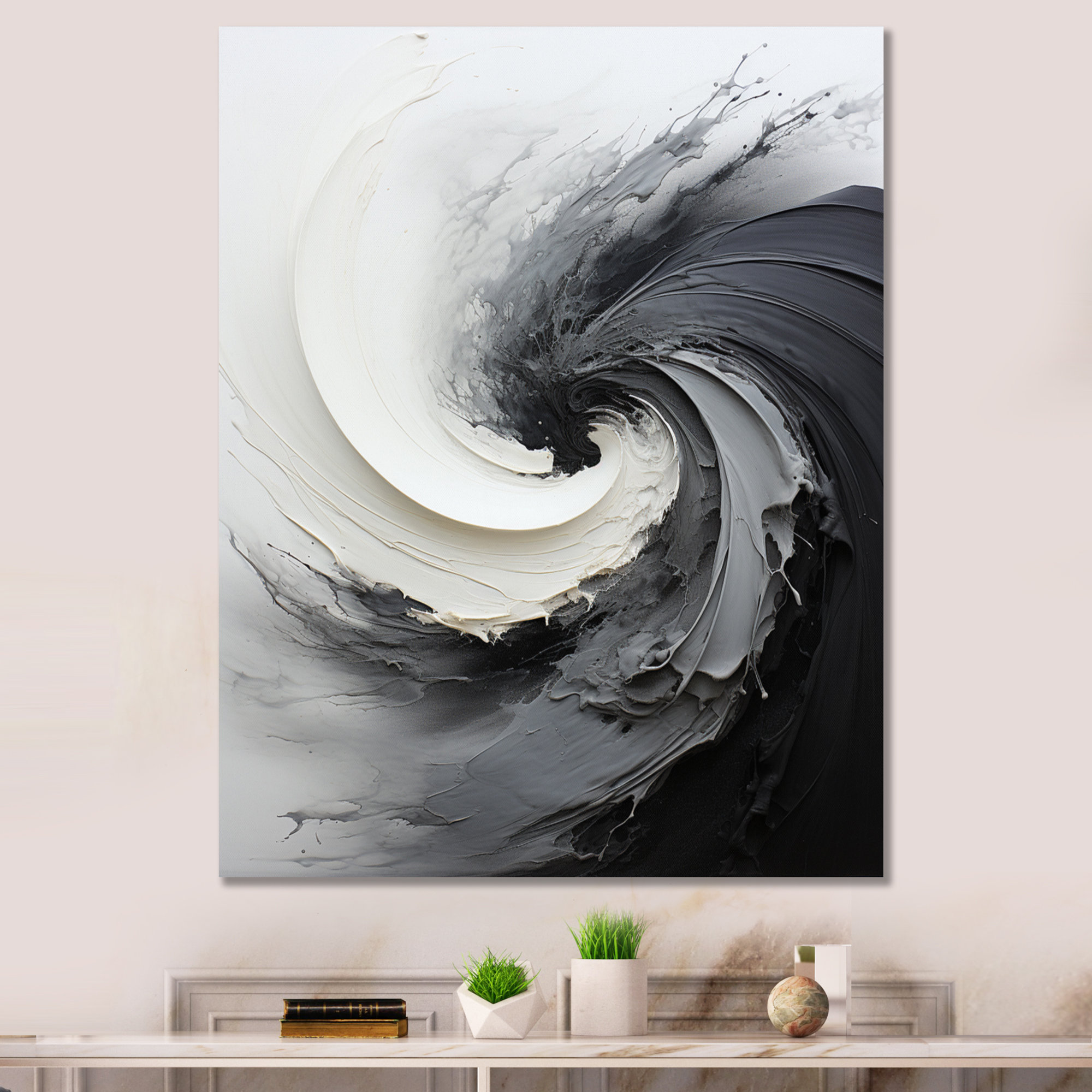 Wrought Studio Infinite Motion II_Abstract Canvas Art Print - Wayfair ...
