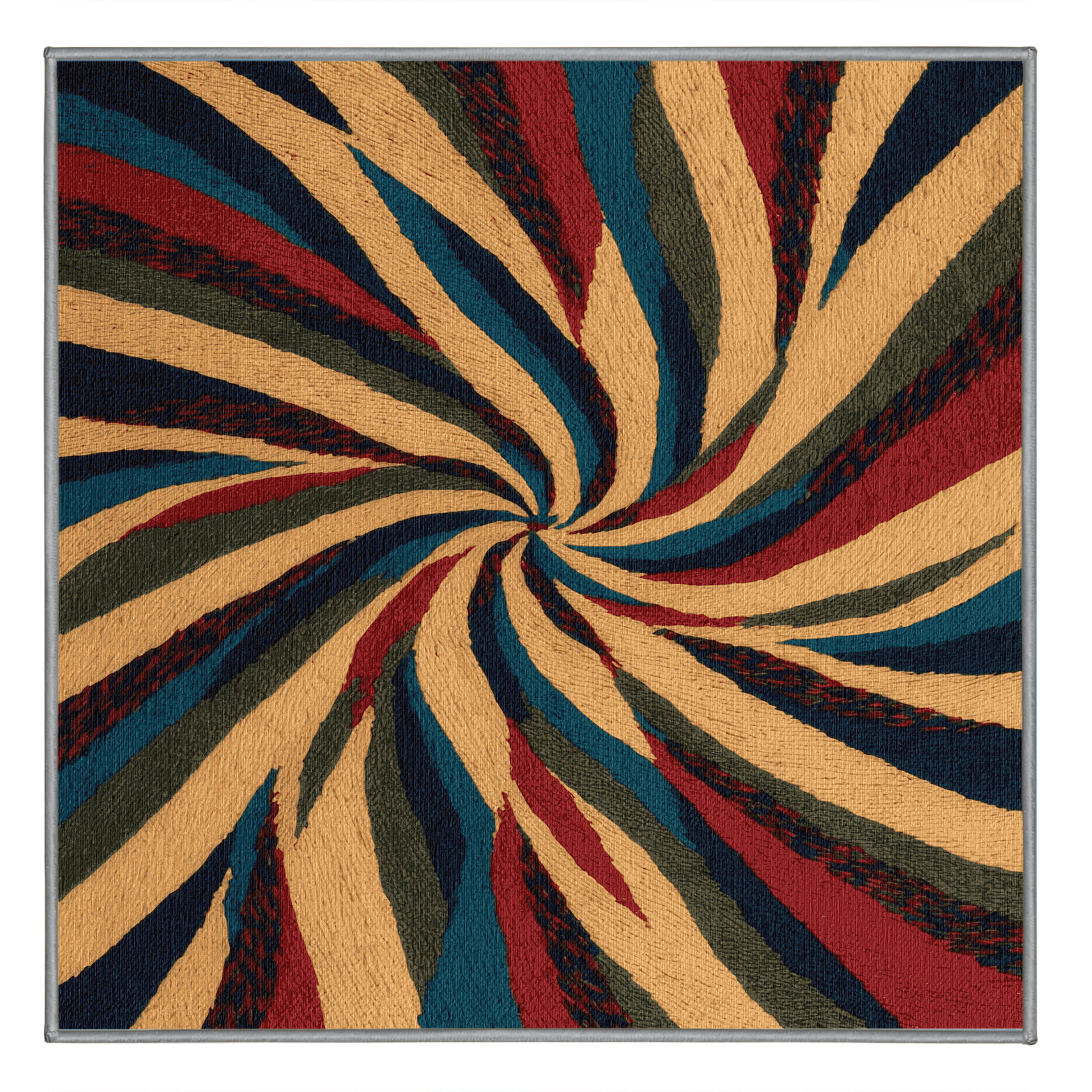 Dakota Fields Washable Pinwheel Patterns Farm Area Rug | Wayfair