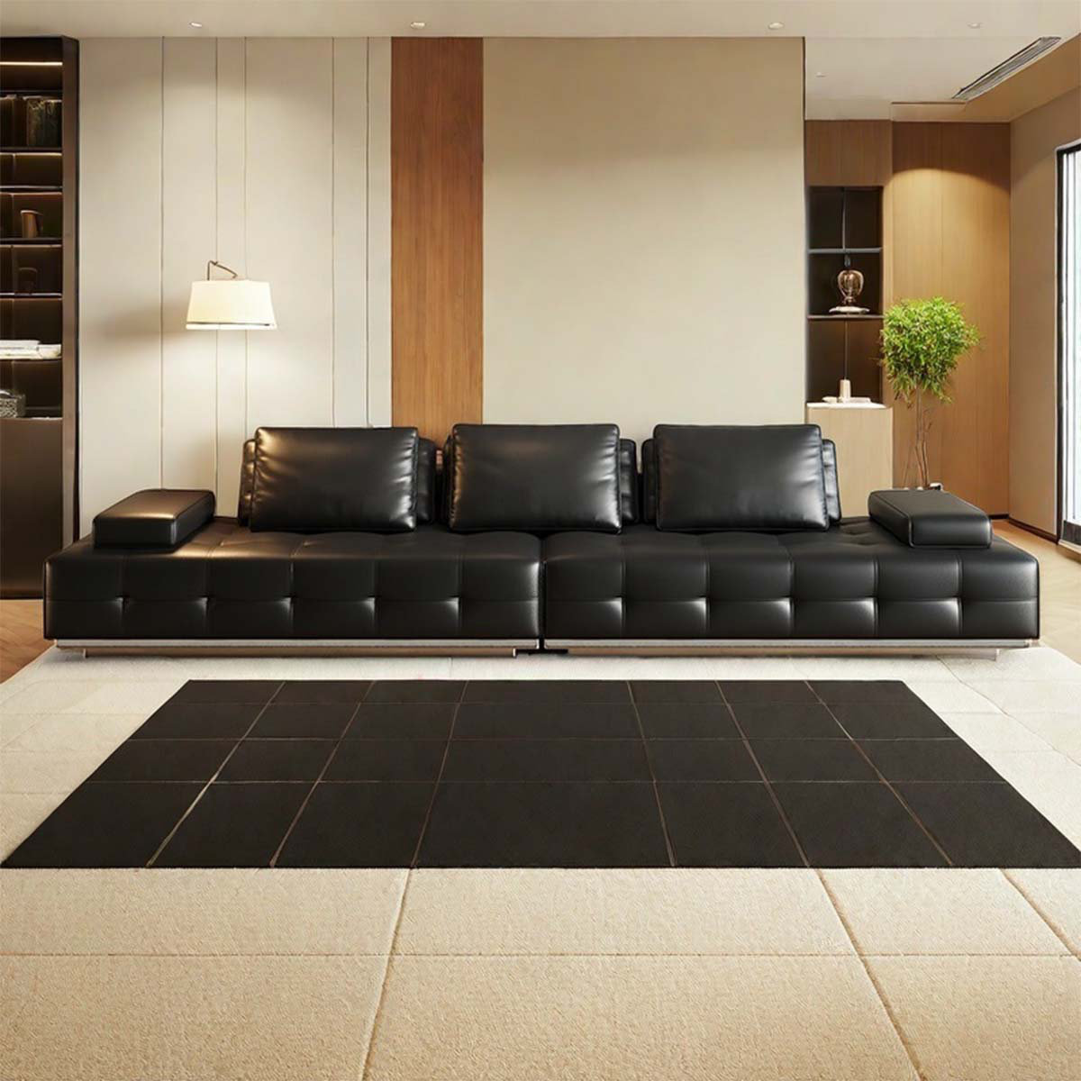CoyNet Sofa Boutique Italian minimalist sofa villa large apartment modu ...