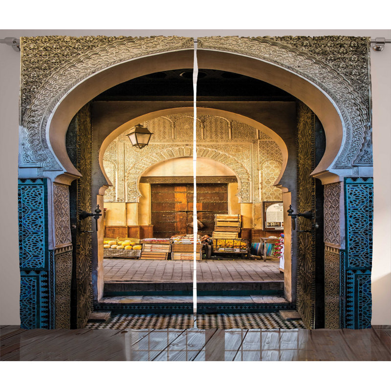 Red Barrel Studio® Moroccan Typical Moroccan Door to Old Medina ...