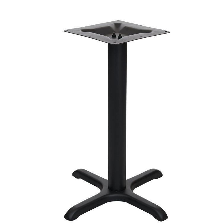BFMSEATING BFM Seating 22x22" Cross Table Base, Dining Height & Reviews ...