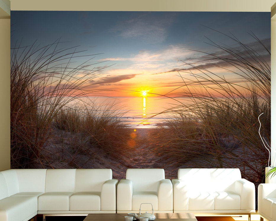 East Urban Home Sundown over the Atlantic 10'' L x 91" W Wall Mural ...