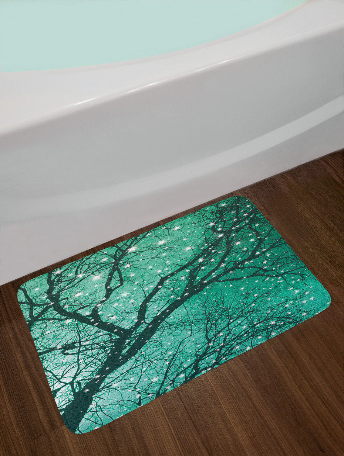 East Urban Home Tree Bath Rug | Wayfair