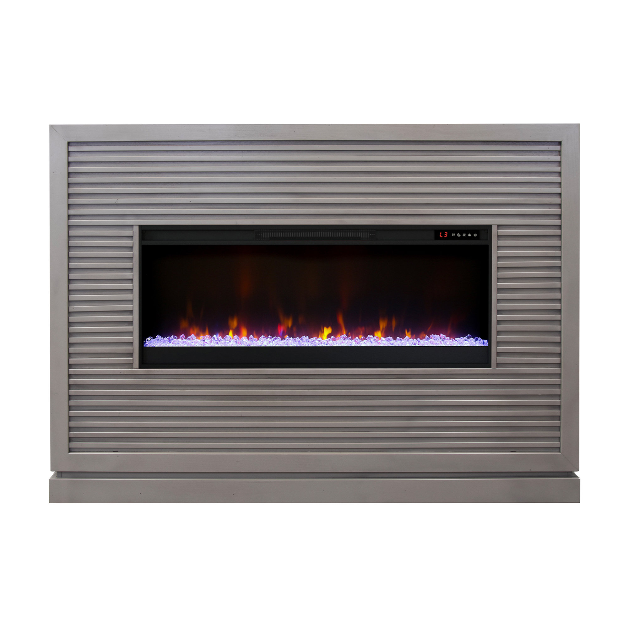 Latitude Run® Riviera 64 inch Fireplace Mantel, Minimal Assembly, Solid ...