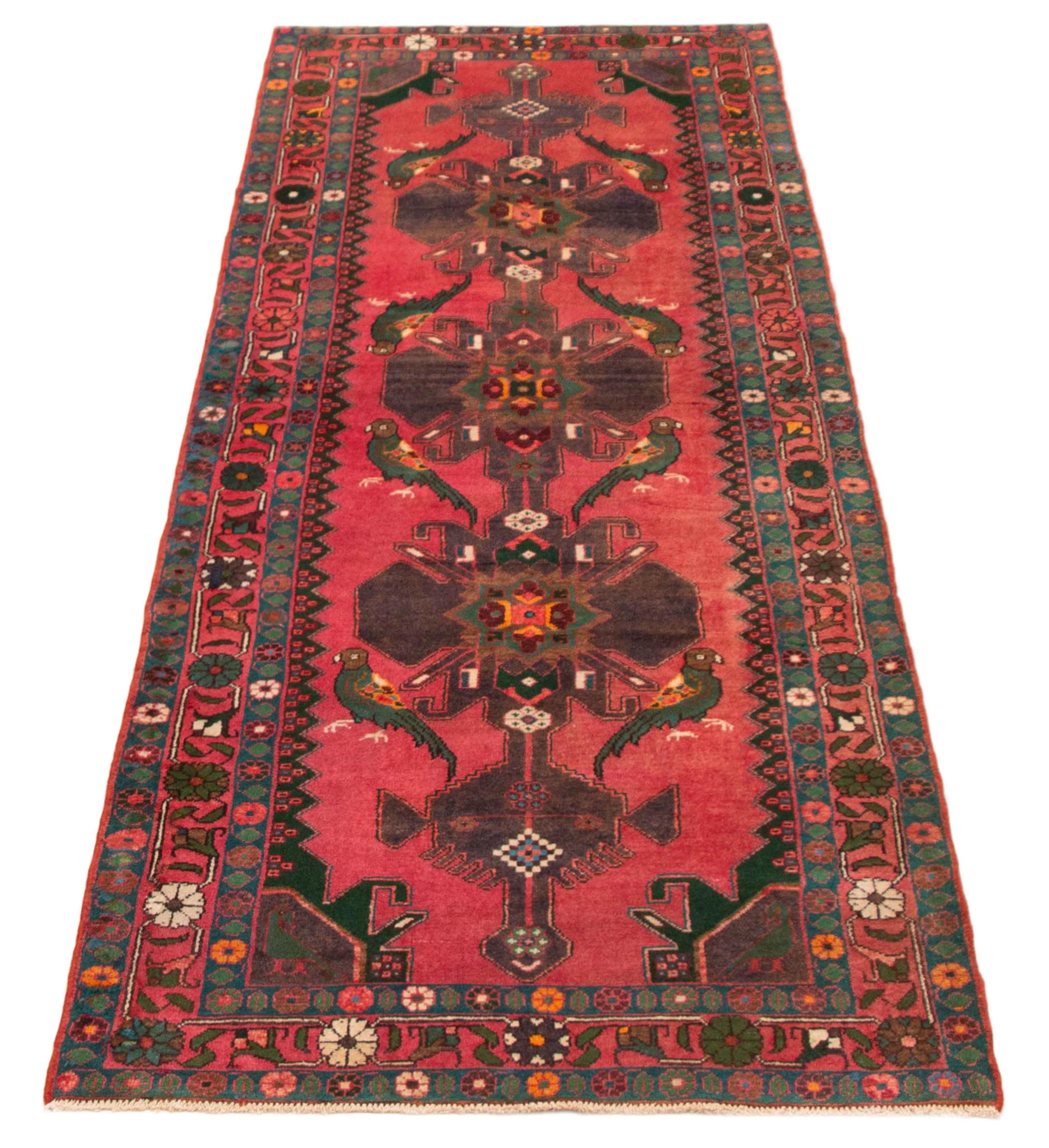 Bungalow Rose One Of A Kind Anadol Red 3'6" x 9'11"Area Rug | Wayfair