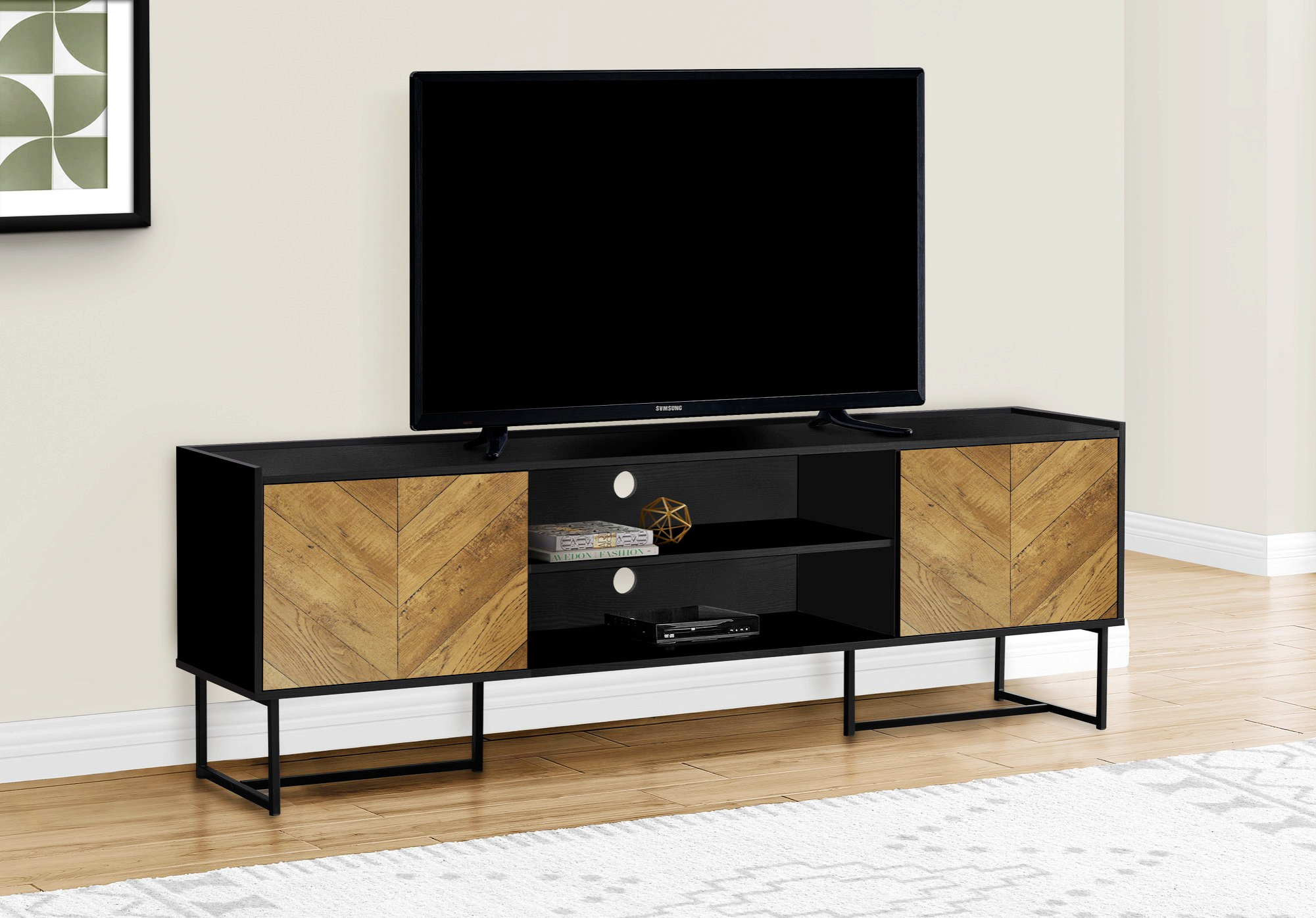 17 Stories TV Stand, Media Entertainment Center, Living Room Storage ...
