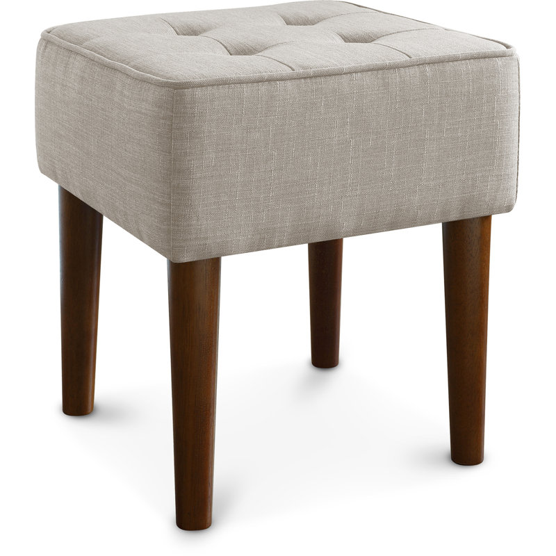 Elle Decor Aria Square Tufted Vanity Stool & Reviews - Wayfair Canada