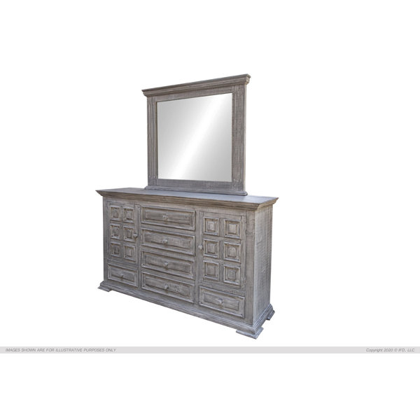 Birch Lane Roseland Dresser Mirror in Grey - Wayfair Canada