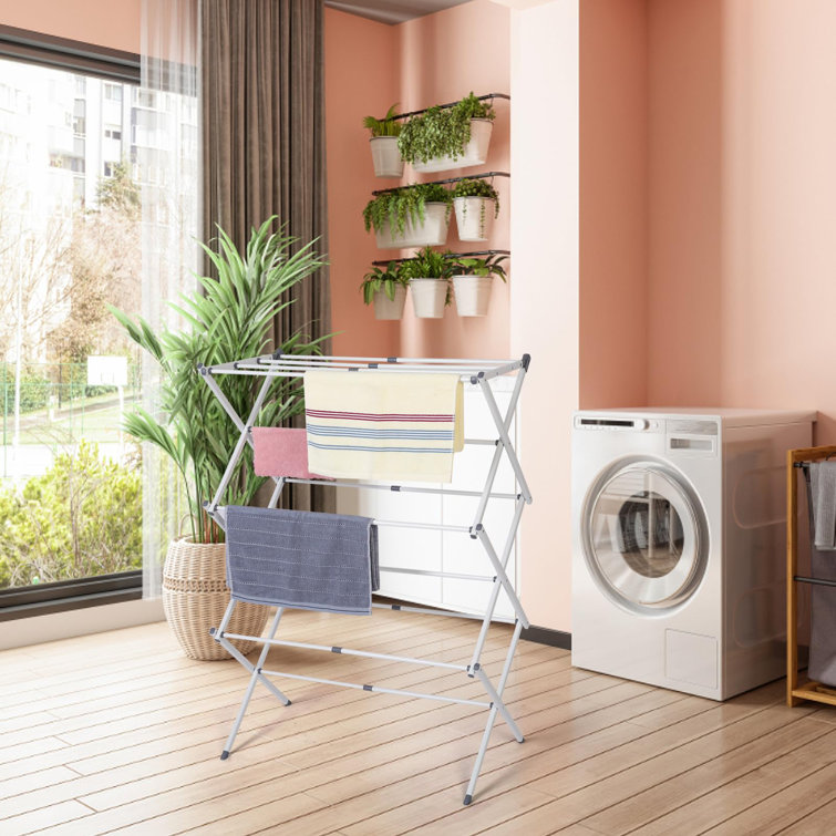 Symple Stuff Assembled Folding Drying Rack | Wayfair.co.uk