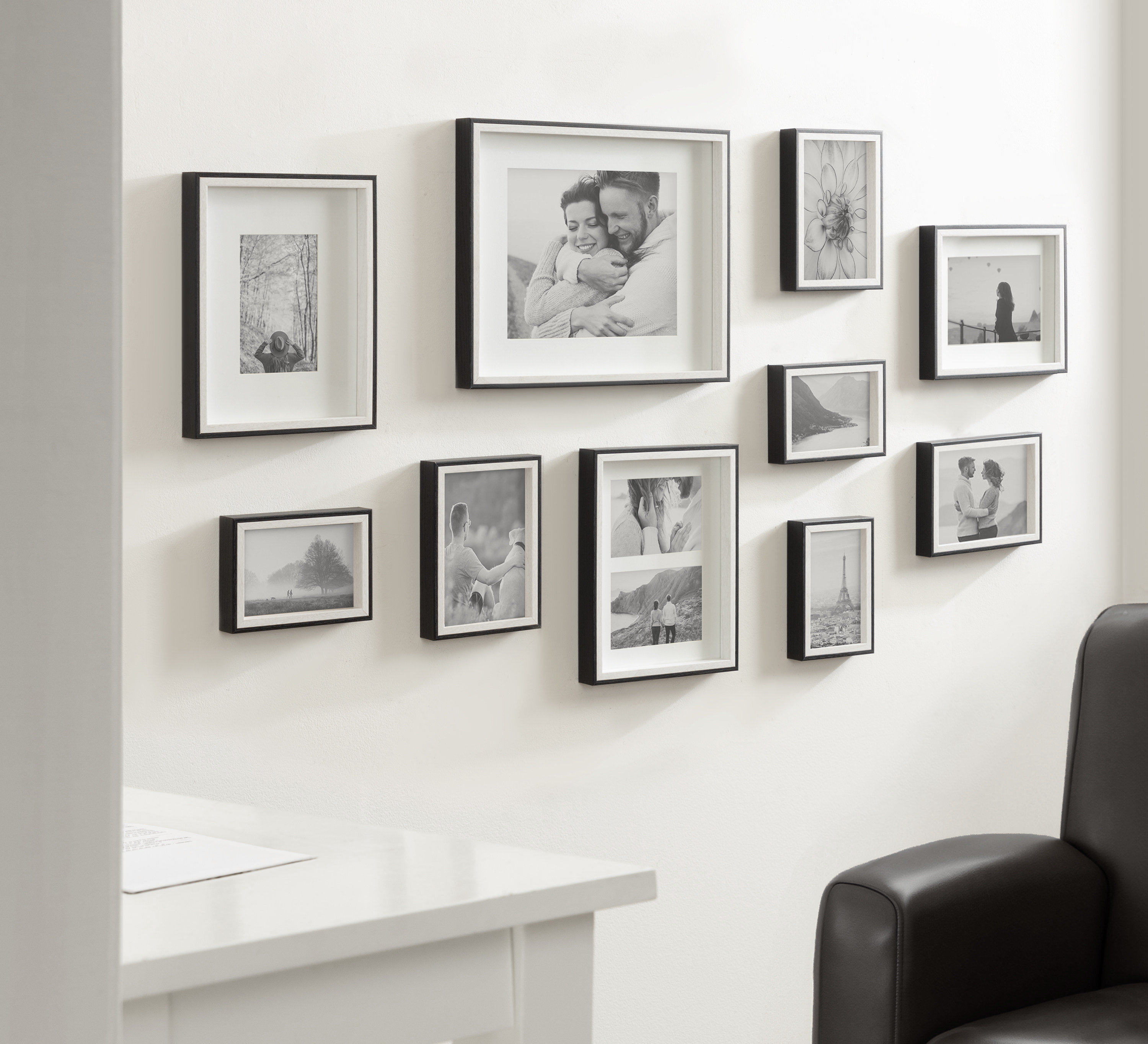 Sand & Stable™ Emani 10 Piece Gallery Wall Set Frame & Reviews | Wayfair