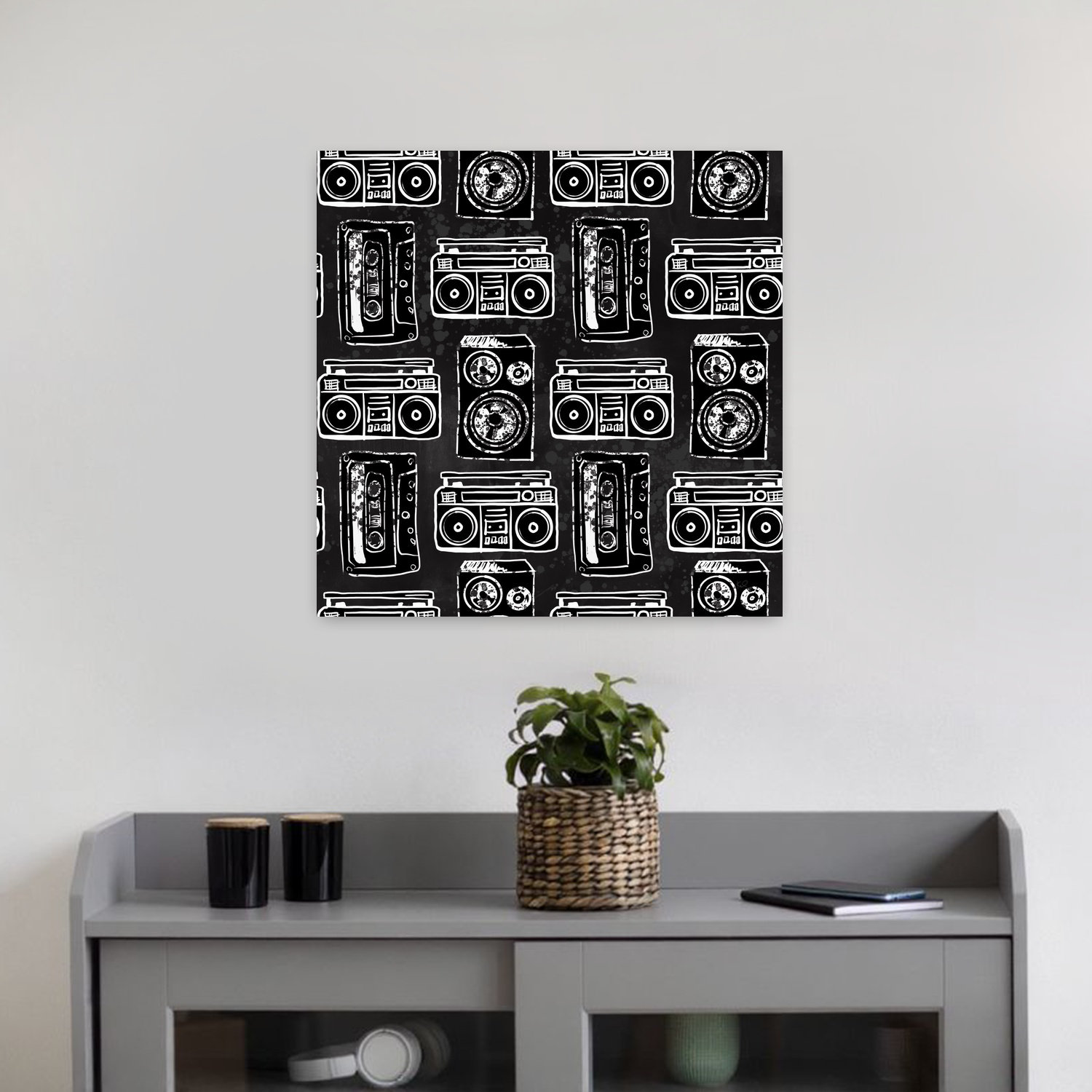 George Oliver Contemporary Turn It Up Pattern Iiib With Black Black And ...