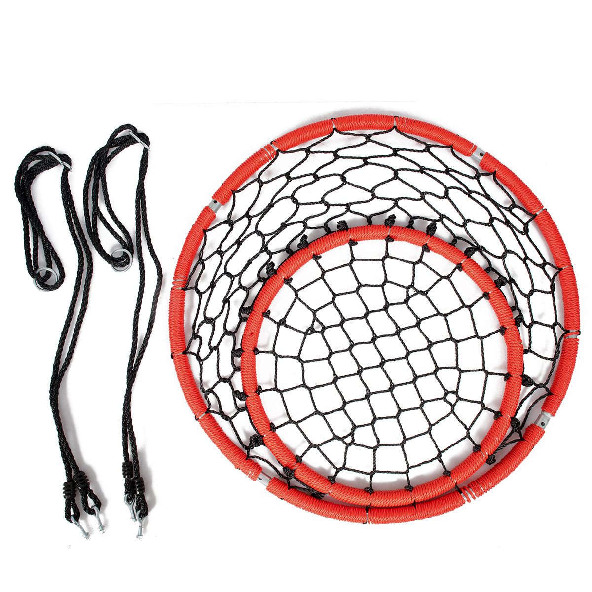 Indigo Safari Spider Web Chair Swing W/ Adjustable Hanging Ropes Kids ...