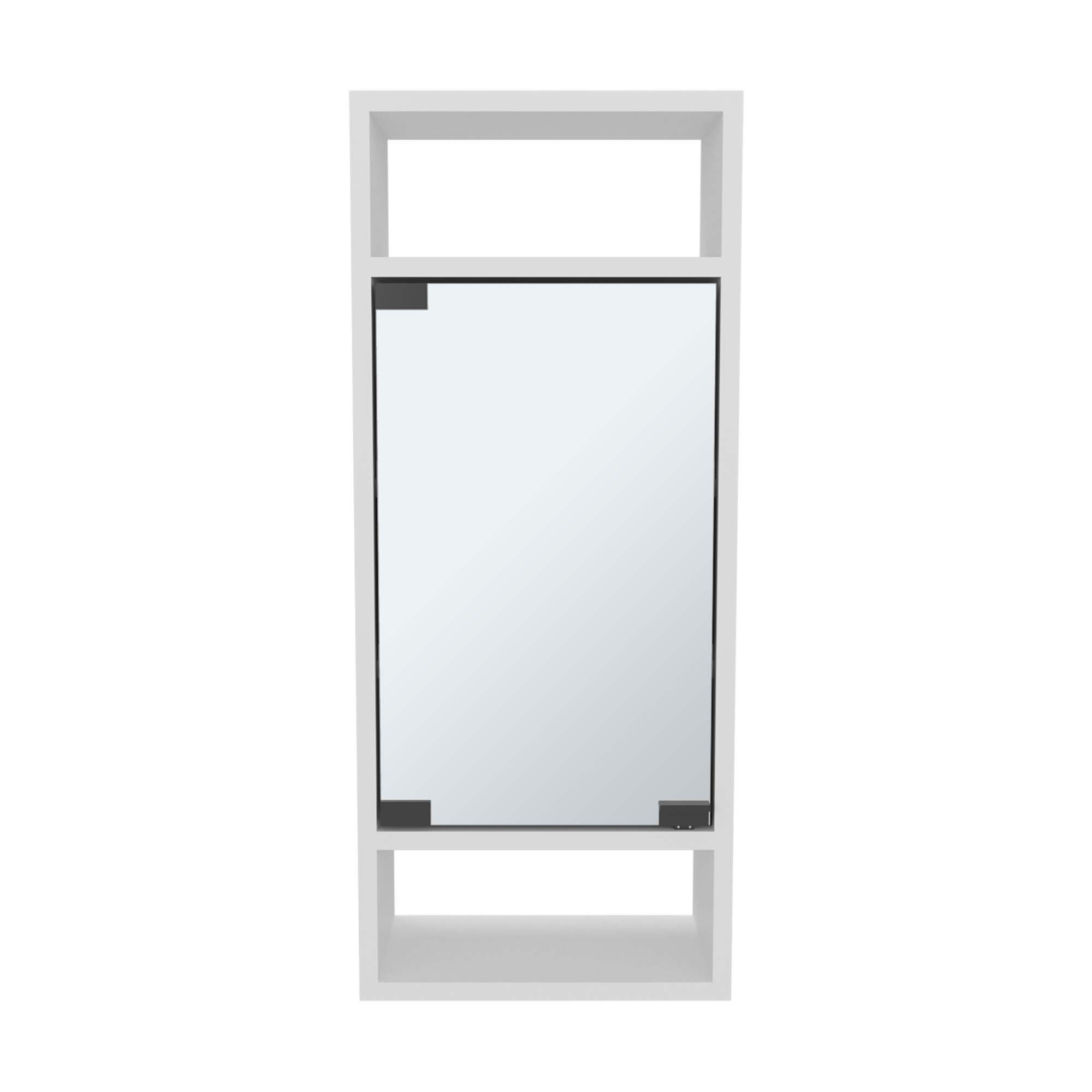 Ebern Designs Uros Wall-Mounted Mirror Medicine Cabinet With One Door ...